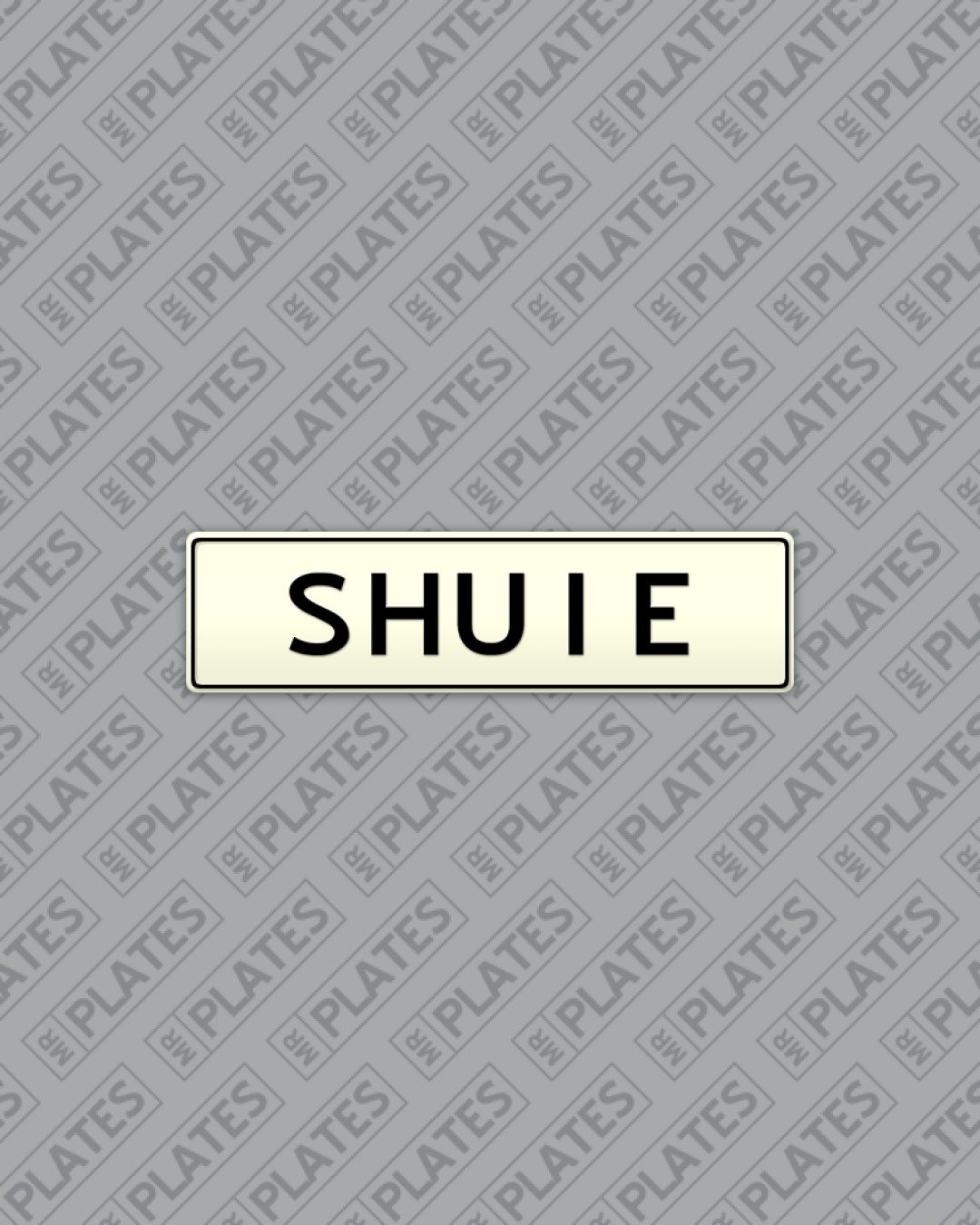 SHUIE Number Plates For Sale, VIC - MrPlates