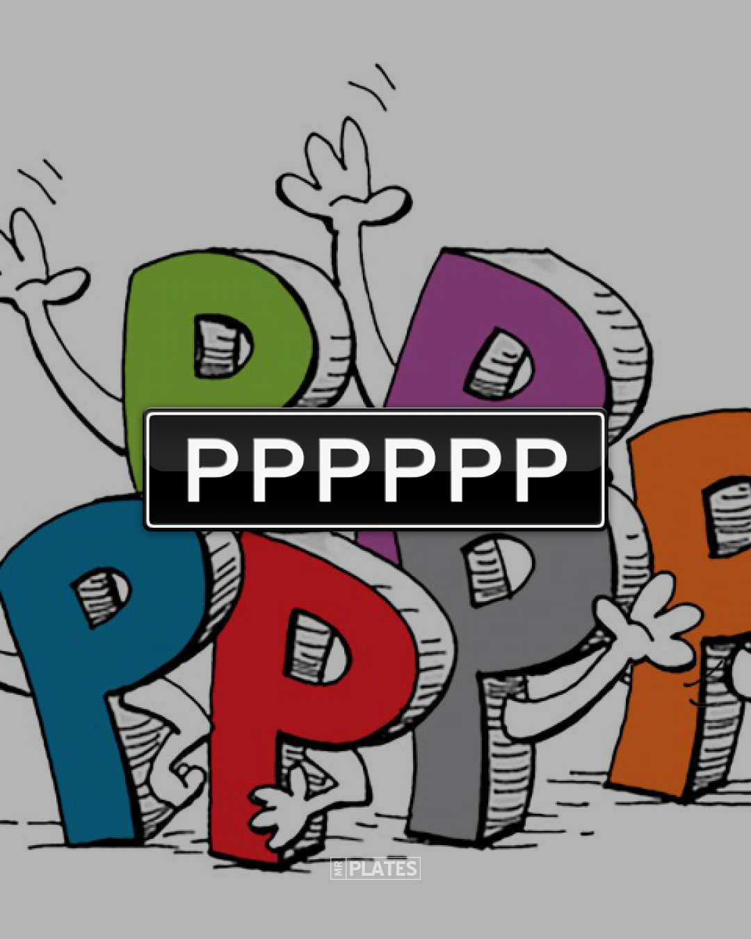 PPPPPP Number Plates For Sale, VIC - MrPlates