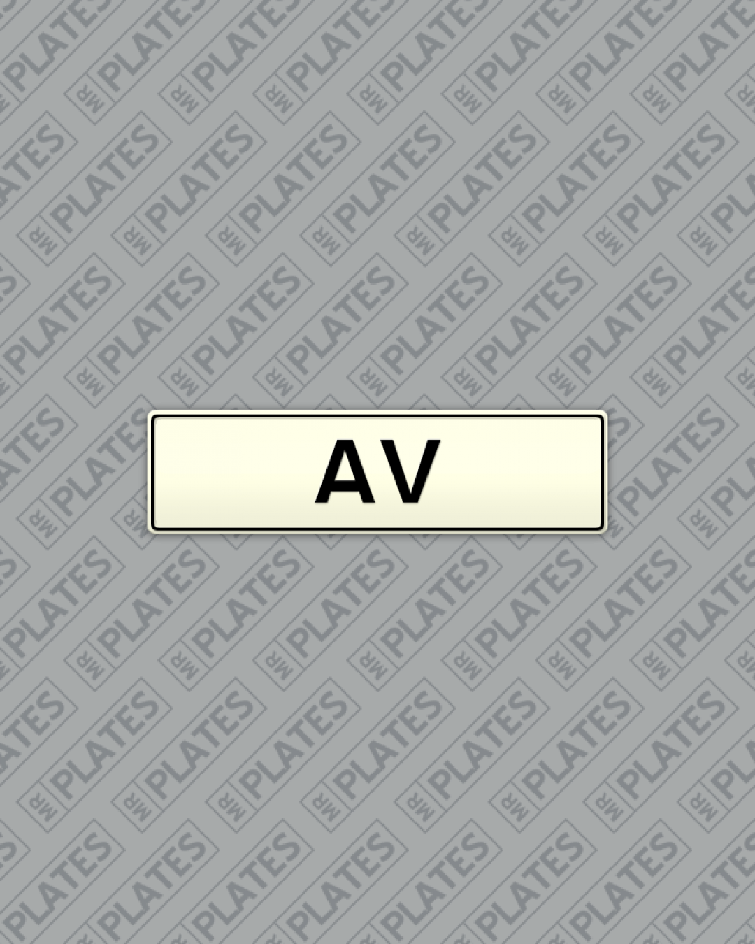 AV Number Plates For Sale, WA - MrPlates