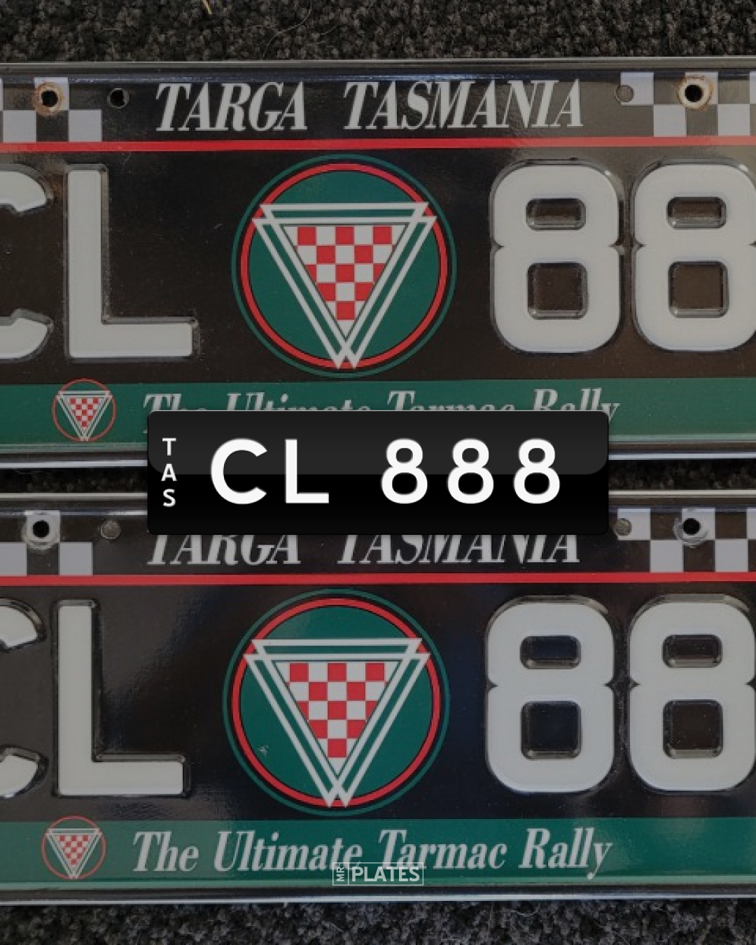 CL 888 (Craig Lowndes 888) Number Plates For Sale, TAS - MrPlates