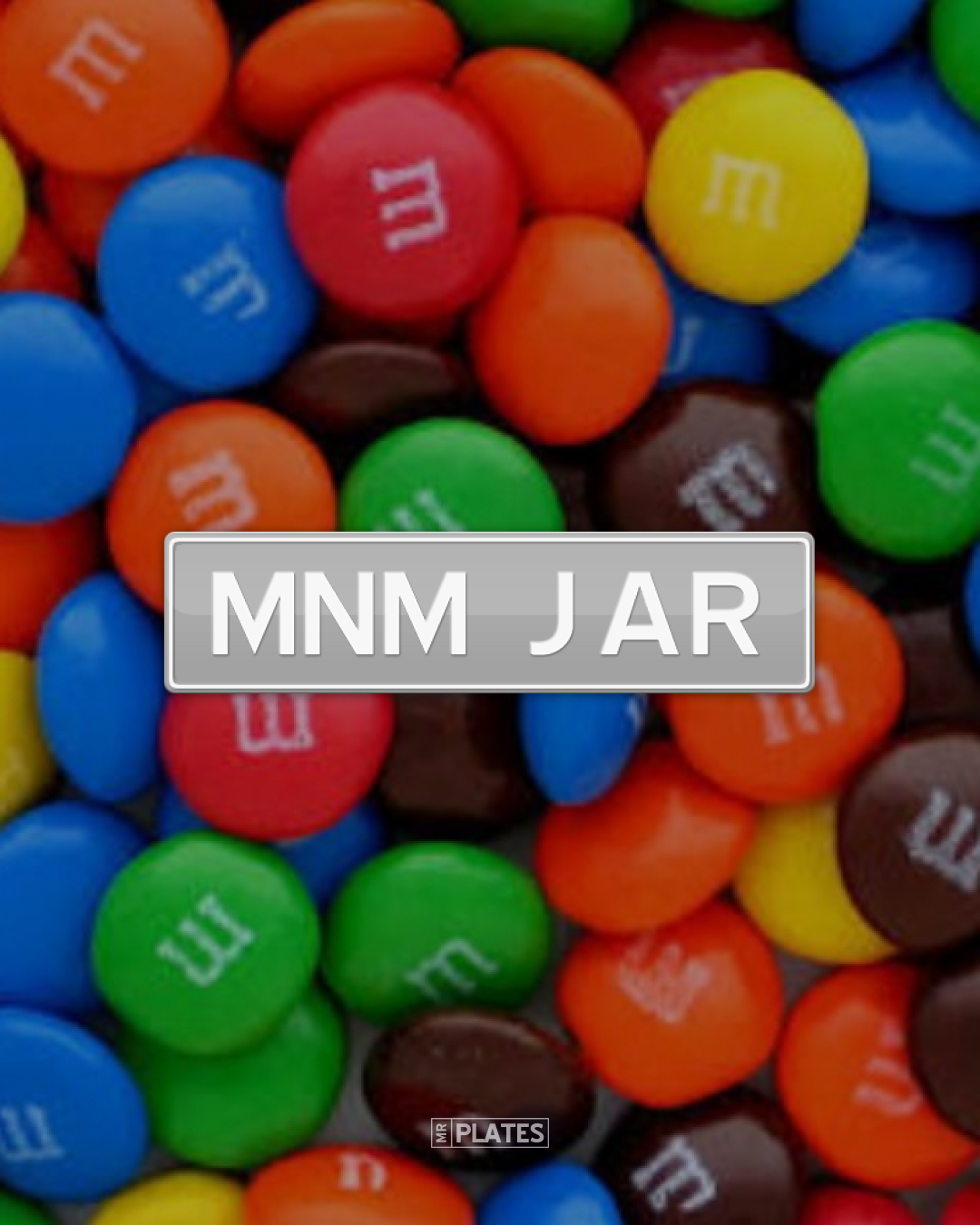 MNM JAR (M&M Jar) Number Plates For Sale, WA - MrPlates
