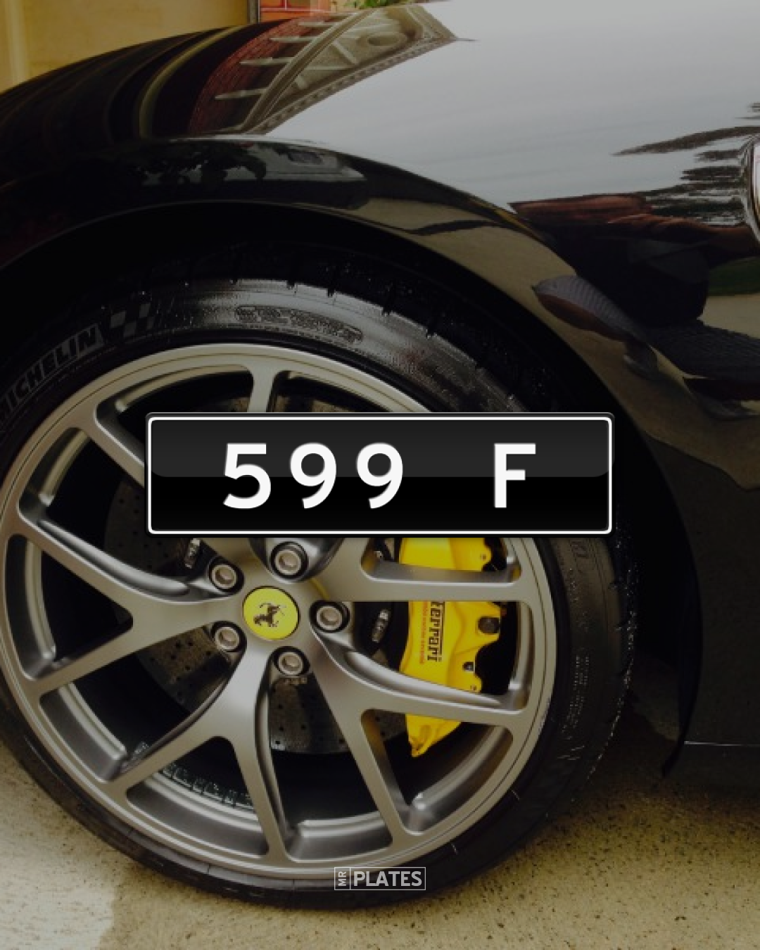 599 F (Ferrari 599 F1) Number Plates For Sale, WA - MrPlates