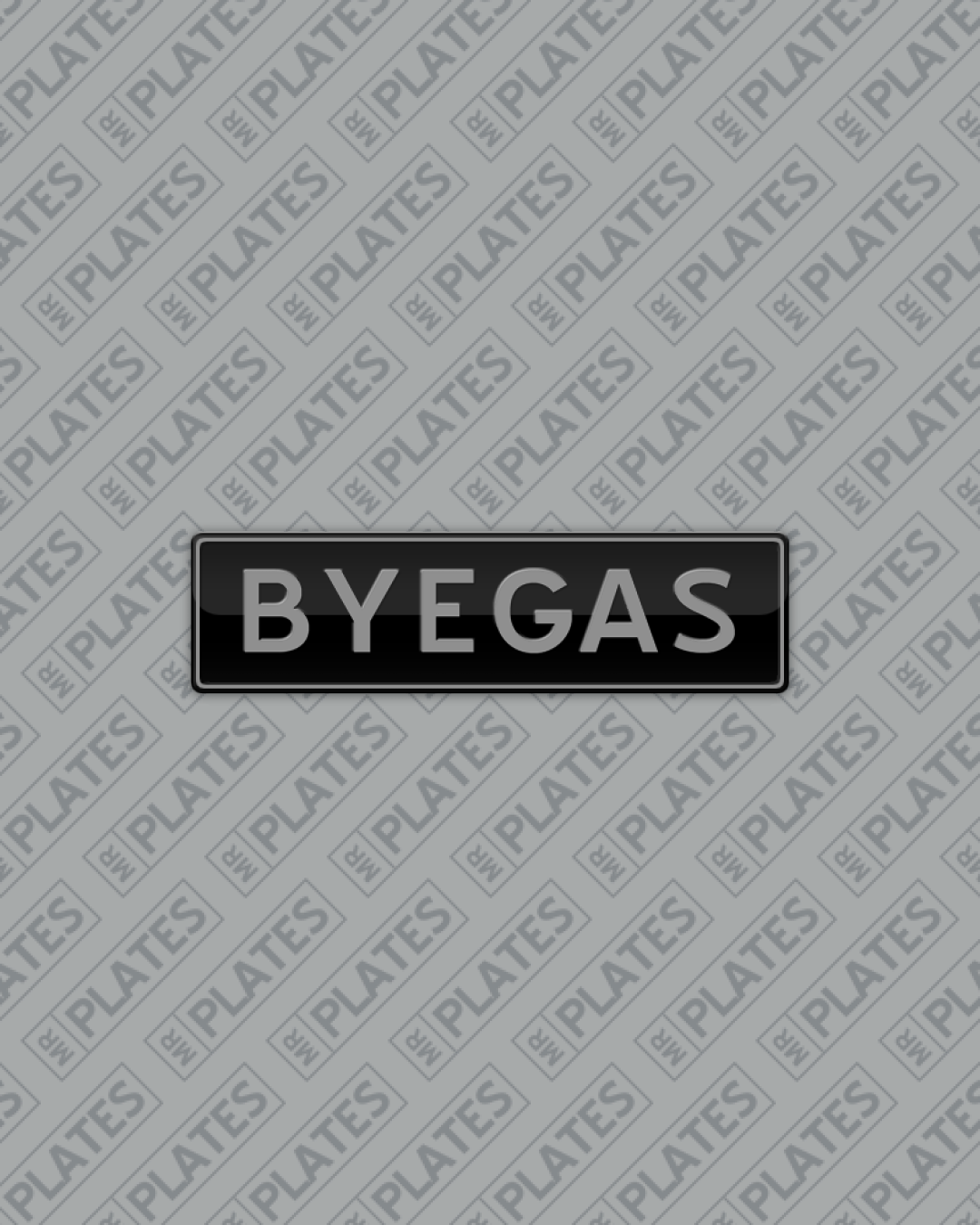 BYEGAS (Bye Gas) Number Plates For Sale, NSW - MrPlates