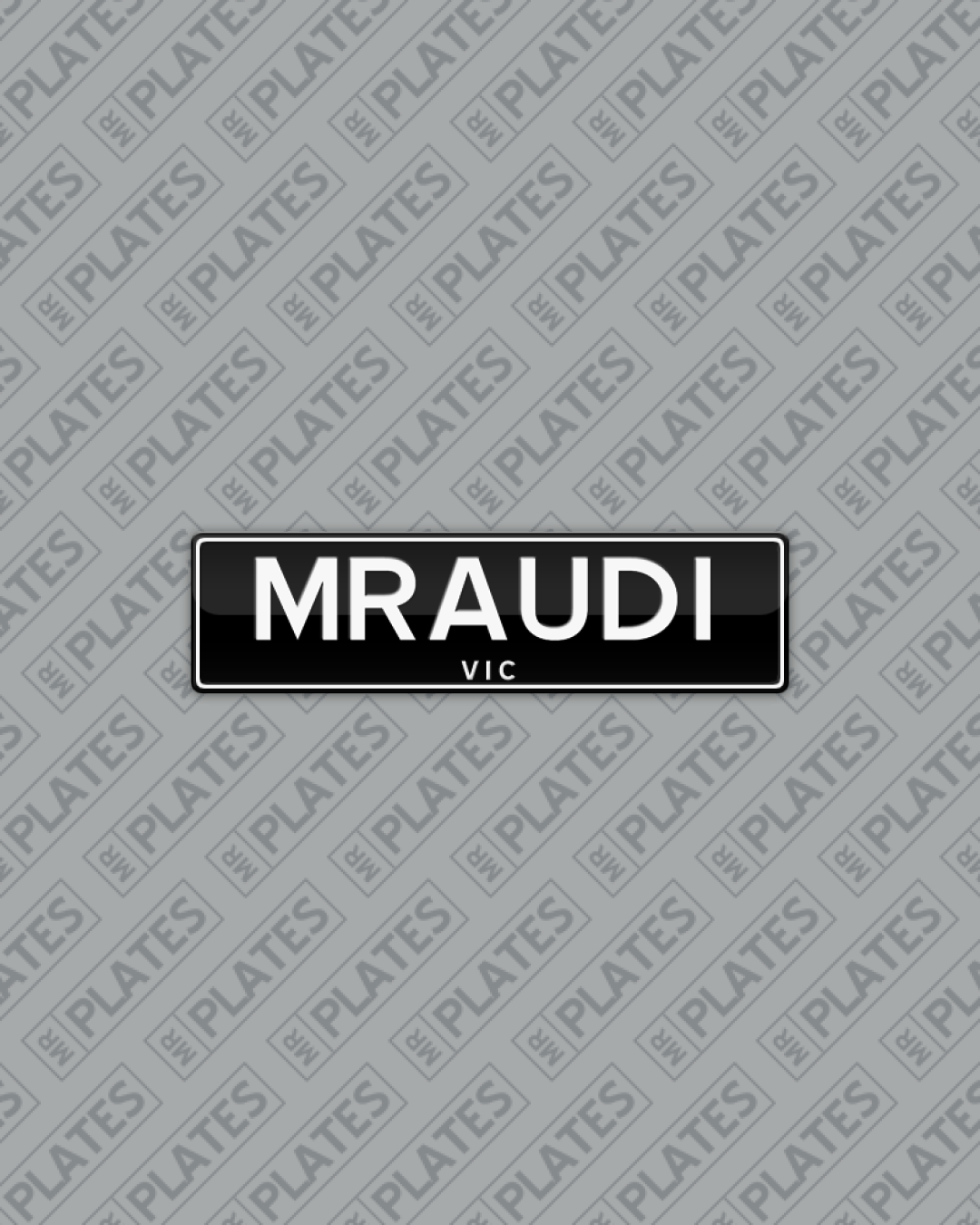 MRAUDI (Mr Audi) Number Plates For Sale, VIC - MrPlates