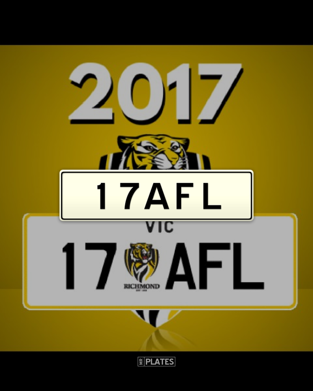 17AFL (17 AFL) Number Plates For Sale, VIC - MrPlates