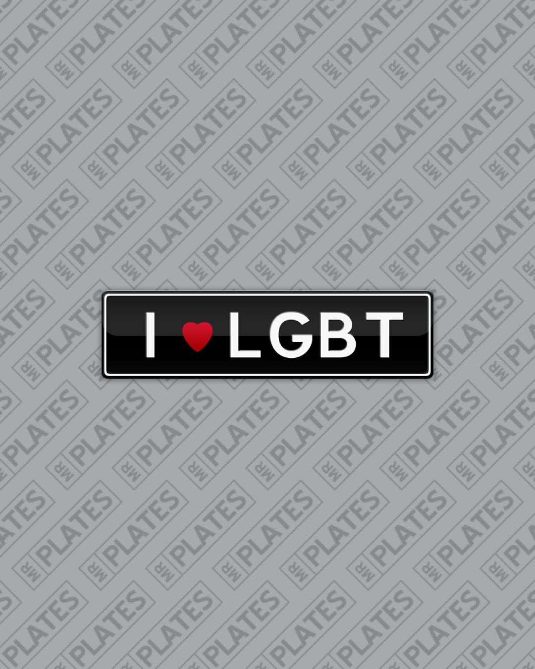 ILGBT (I Love LGBT) Number Plates For Sale, VIC - MrPlates