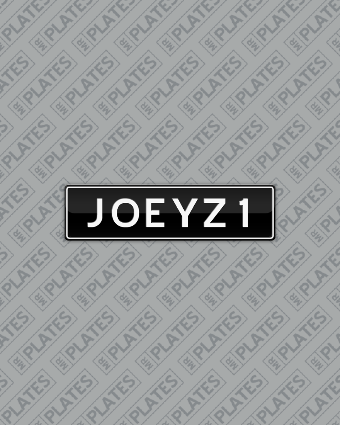 JOEYZ1 (Joeyz 1) Number Plates For Sale, VIC - MrPlates