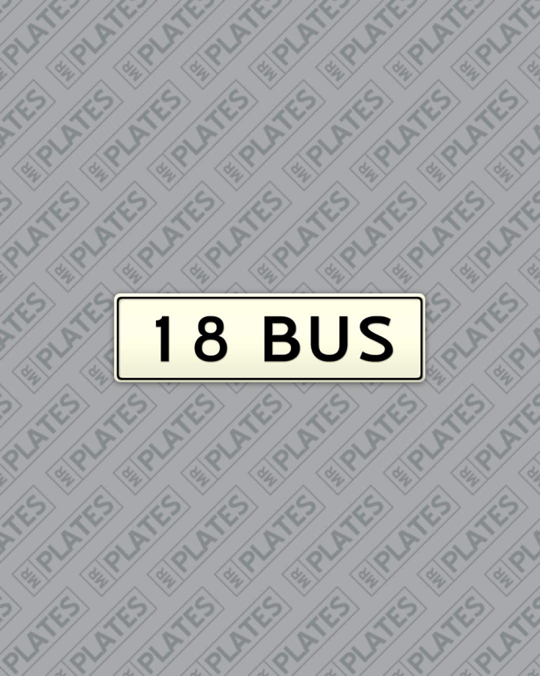 18 BUS (EIGHTEEN BUS) Number Plates For Sale, QLD - MrPlates