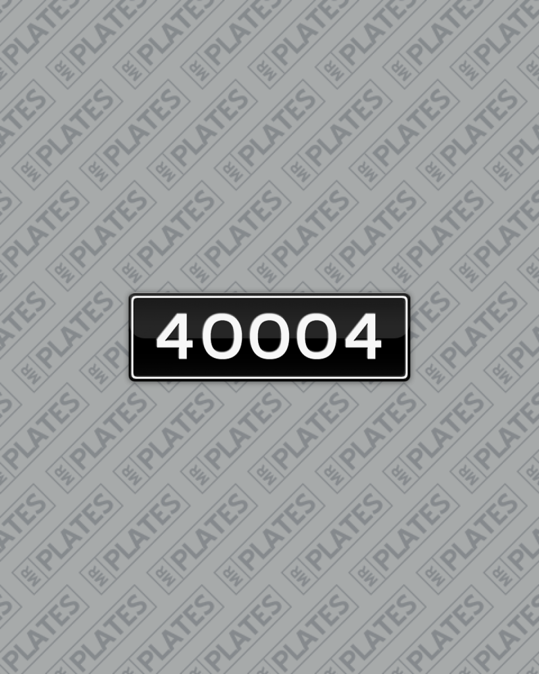 40004 Number Plates For Sale, NSW - MrPlates