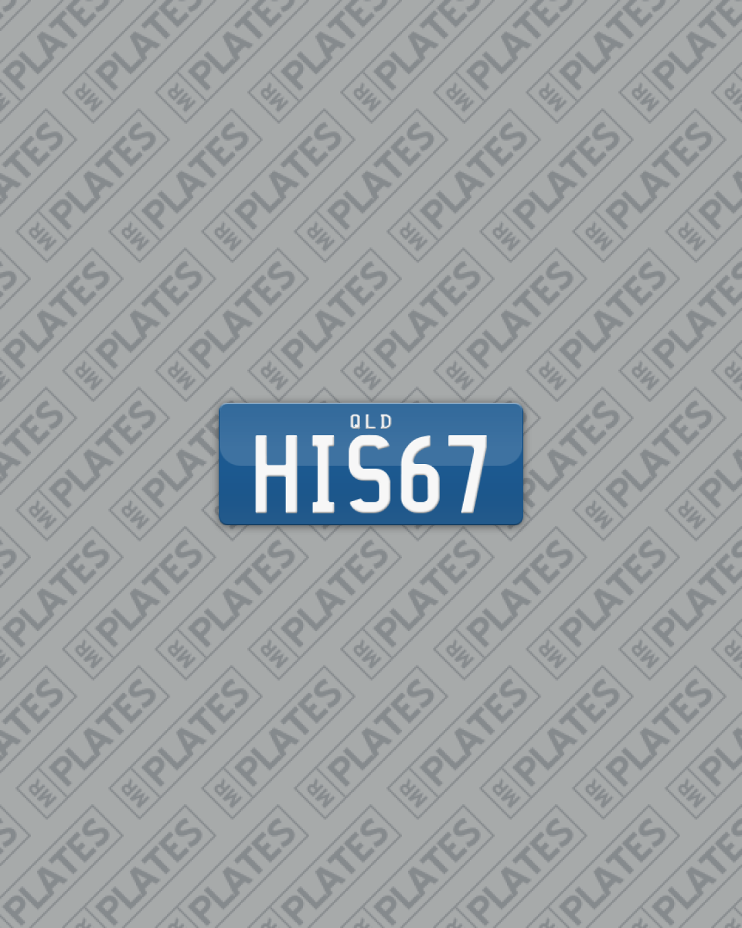 HIS67 (His 1967) Number Plates For Sale, QLD - MrPlates