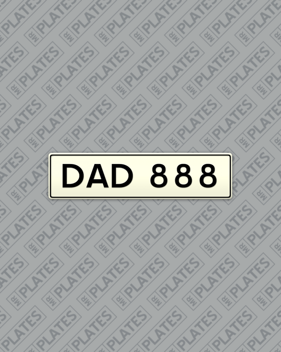 DAD 888 Number Plates For Sale, VIC - MrPlates
