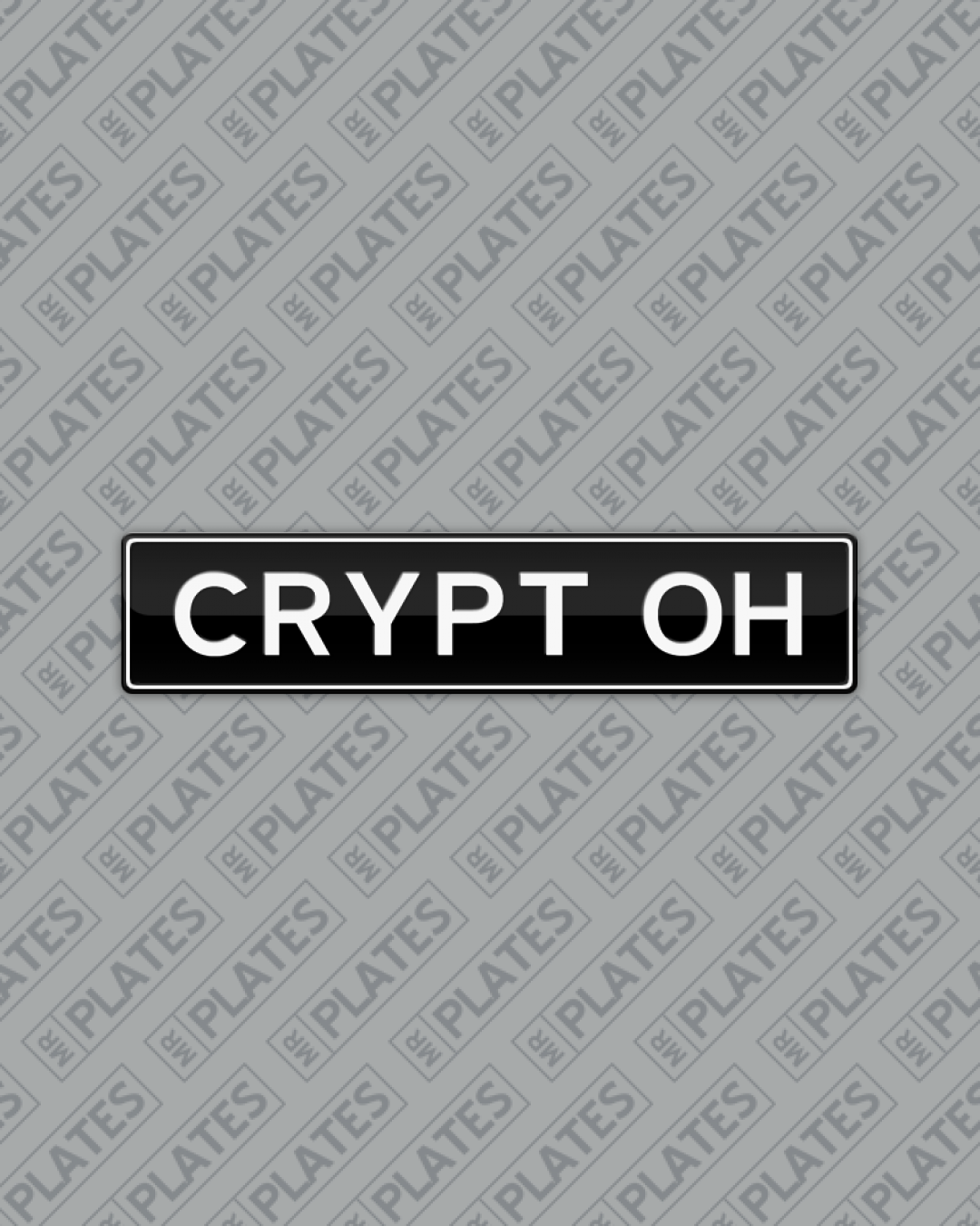 CRYPT OH (Crypto) Number Plates For Sale, WA - MrPlates