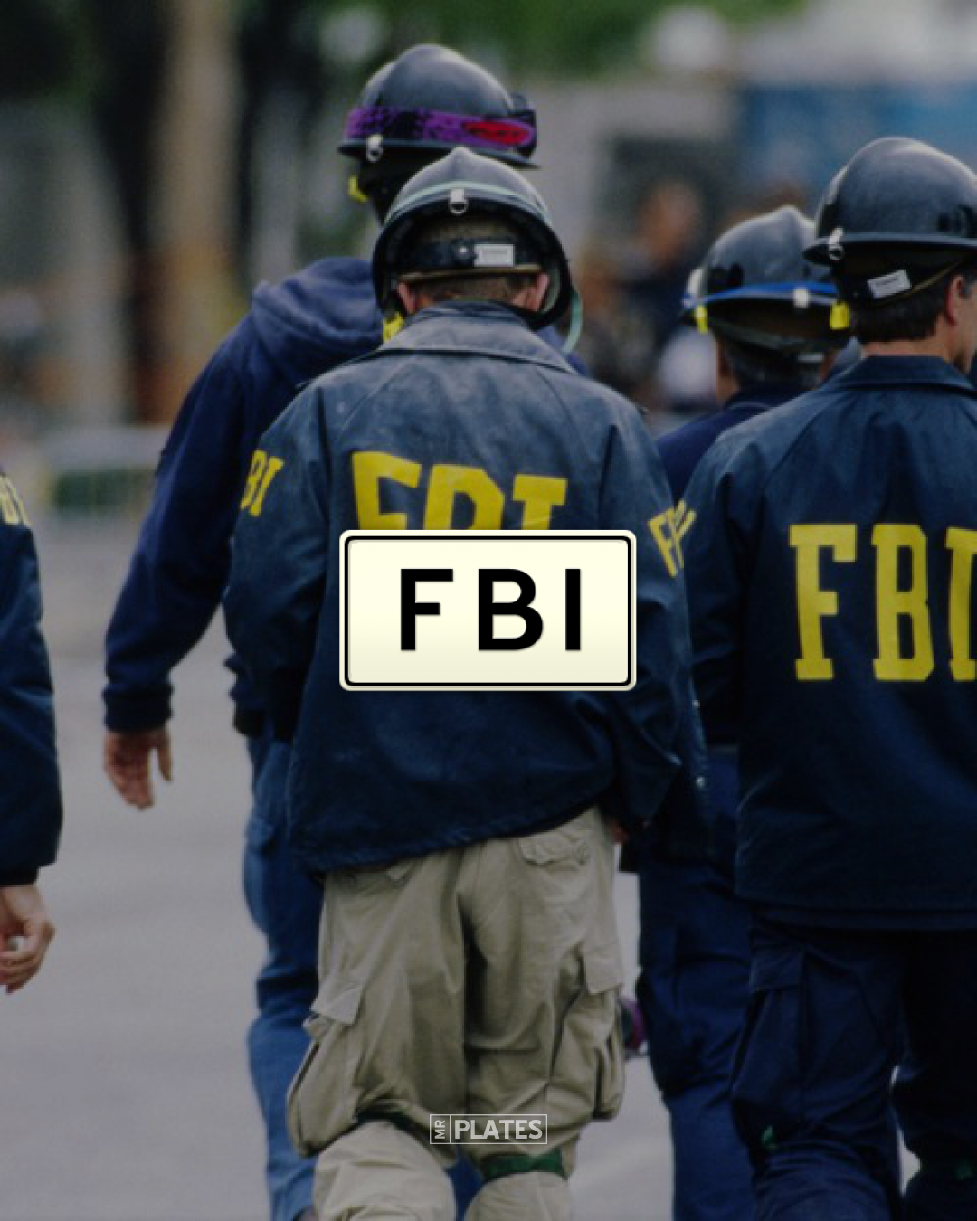 FBI (Federal Bureau Of Investigation) Number Plates For Sale, WA - MrPlates