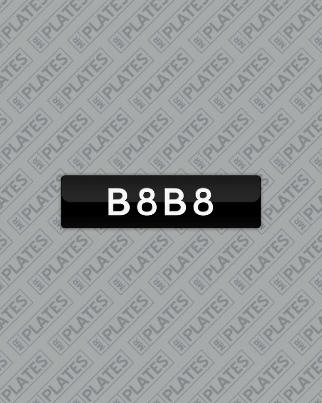 B8B8 (LOOKS LIKE 8888) Number Plates For Sale, NSW - MrPlates
