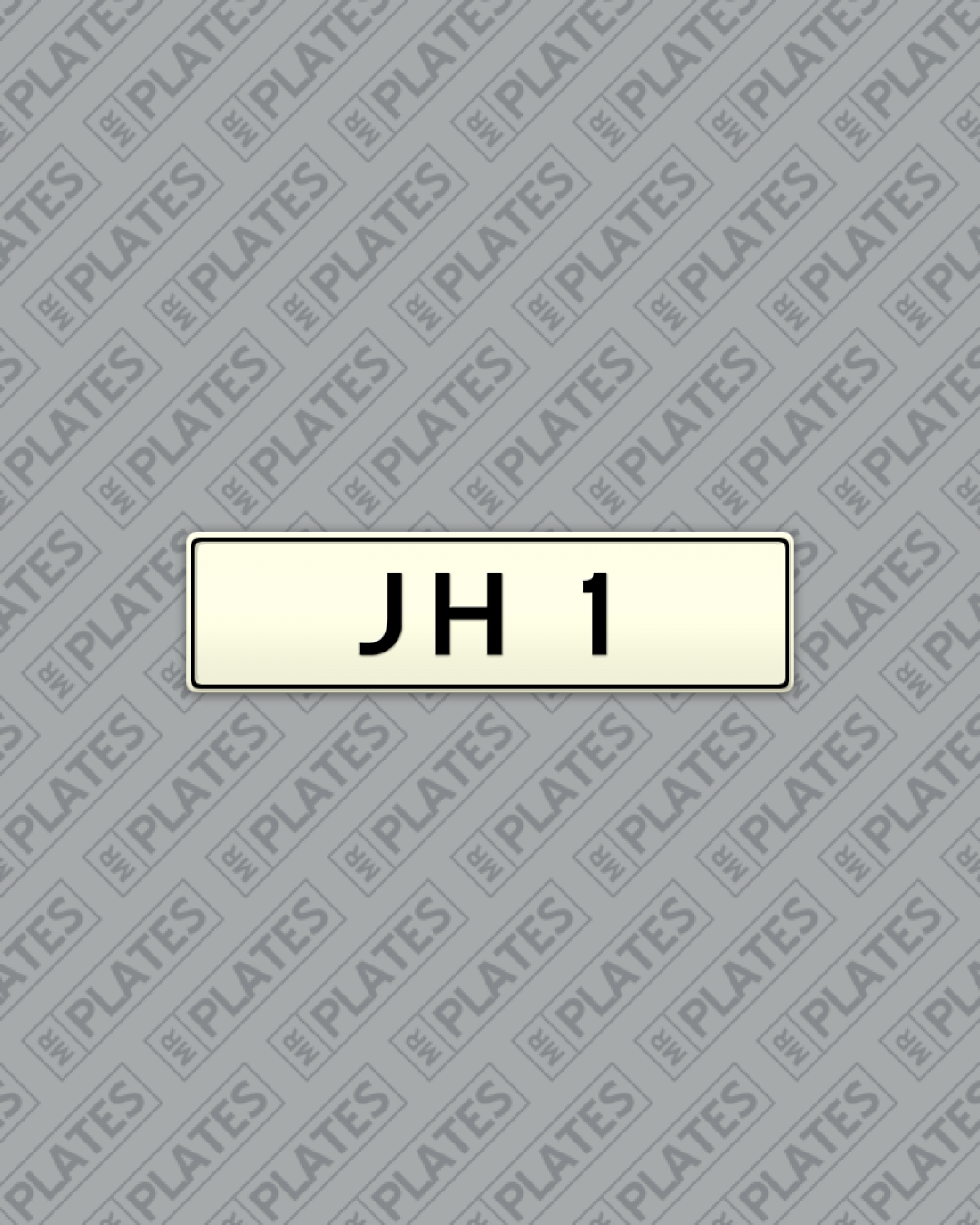 JH 1 (Initials) Number Plates For Sale - MrPlates