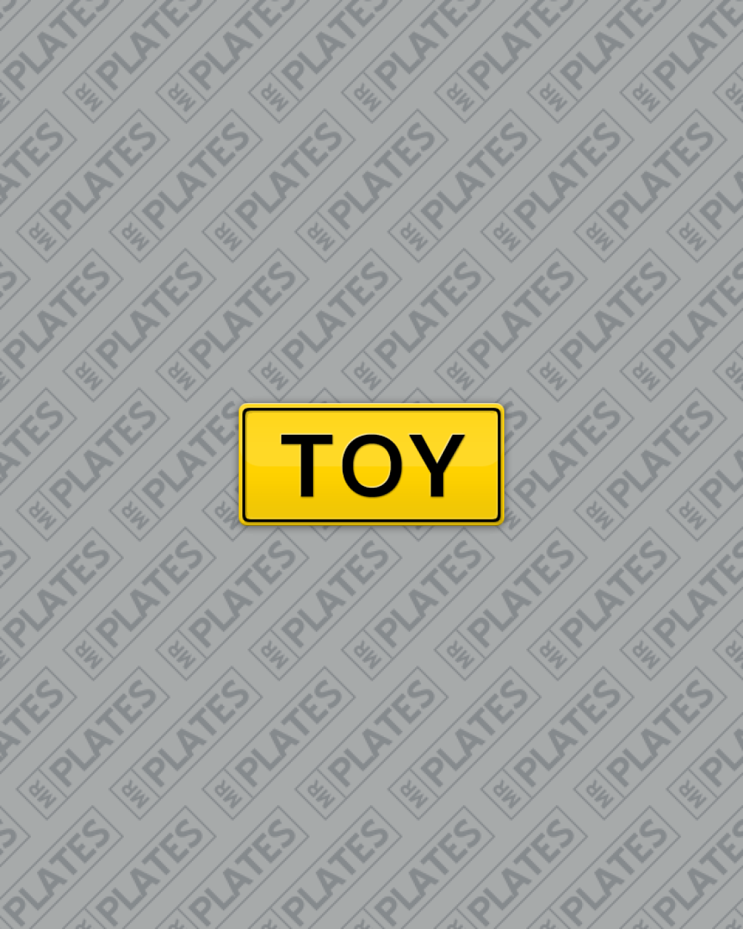 TOY Number Plates For Sale, NSW - MrPlates