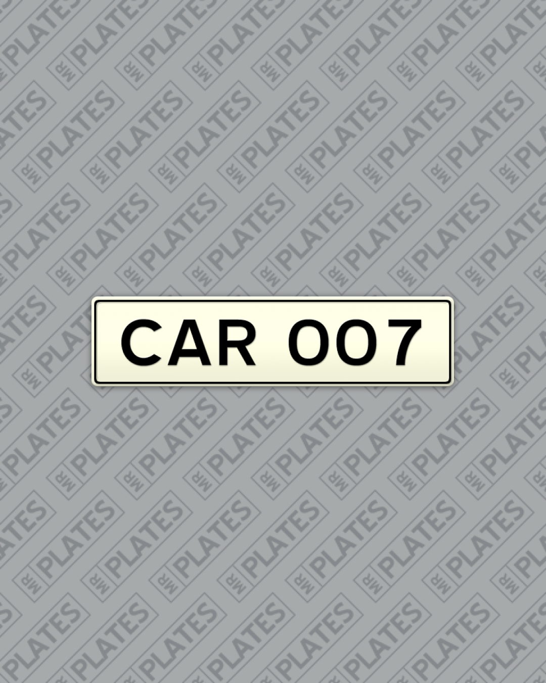 CAR 007 (James Bond) Number Plates For Sale, NSW - MrPlates