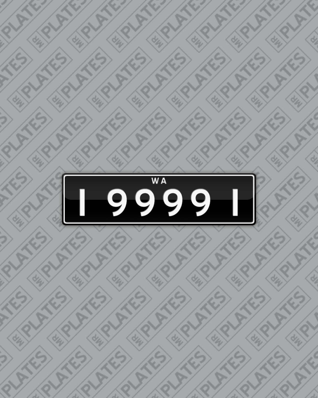I 9999 I (Lucky 9s) Number Plates For Sale, WA - MrPlates