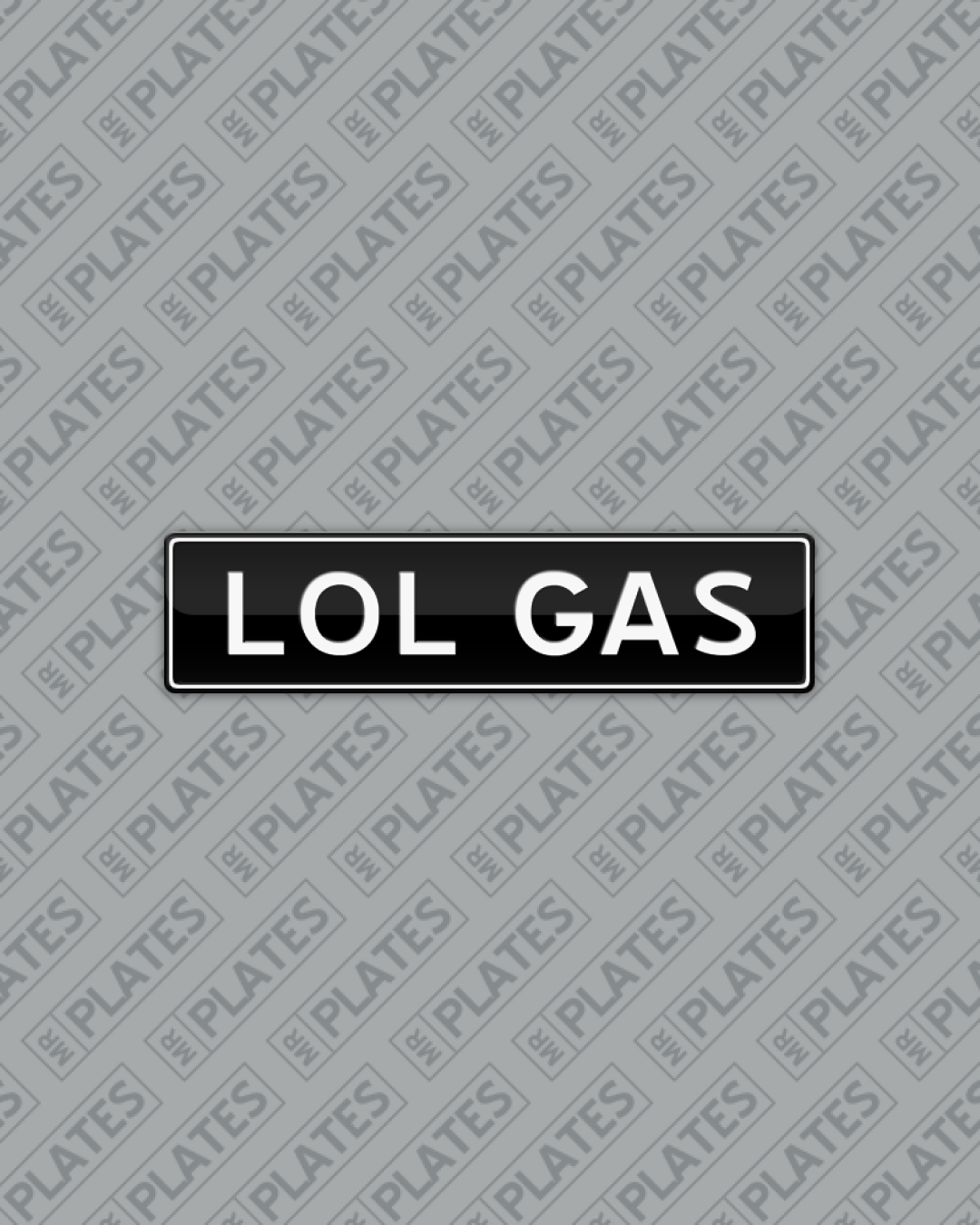 LOL GAS Number Plates For Sale, QLD - MrPlates