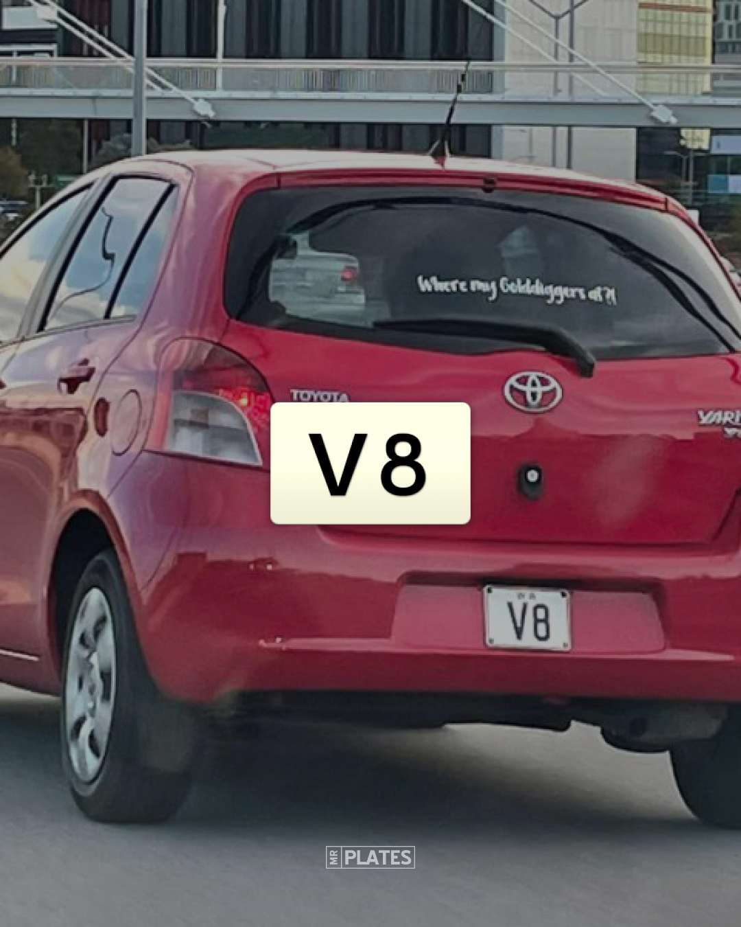 V8 (V8 Number Plate) Number Plates For Sale, WA - MrPlates