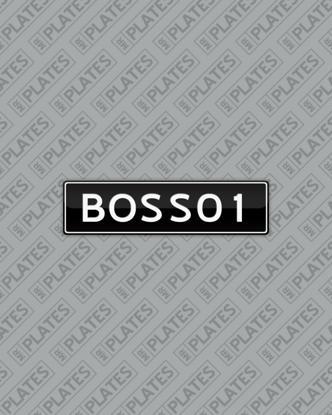 BOSS01 (Ford Or CEO) Number Plates For Sale, VIC - MrPlates