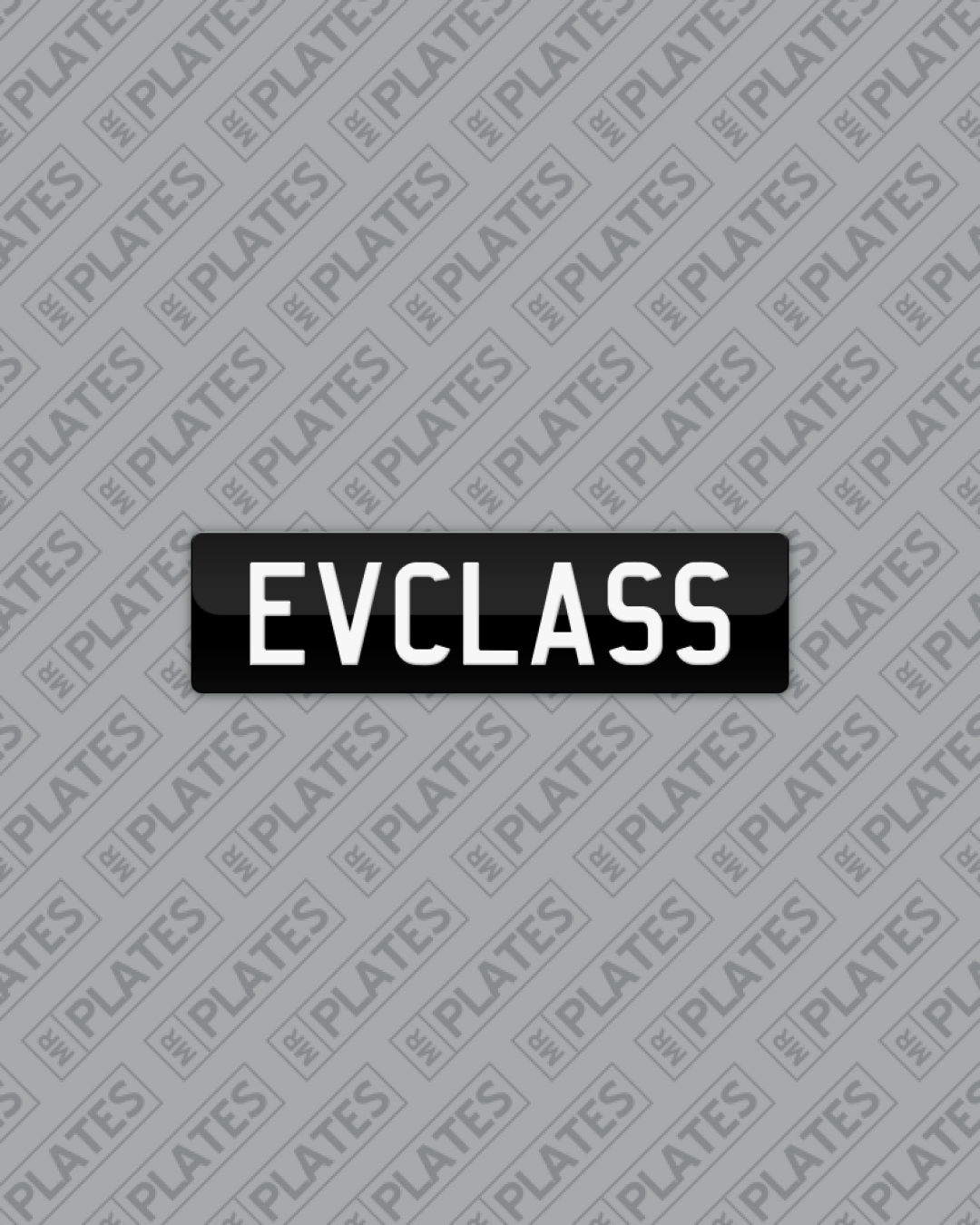 EVCLASS (Electric Vehicle Class) Number Plates For Sale, QLD - MrPlates