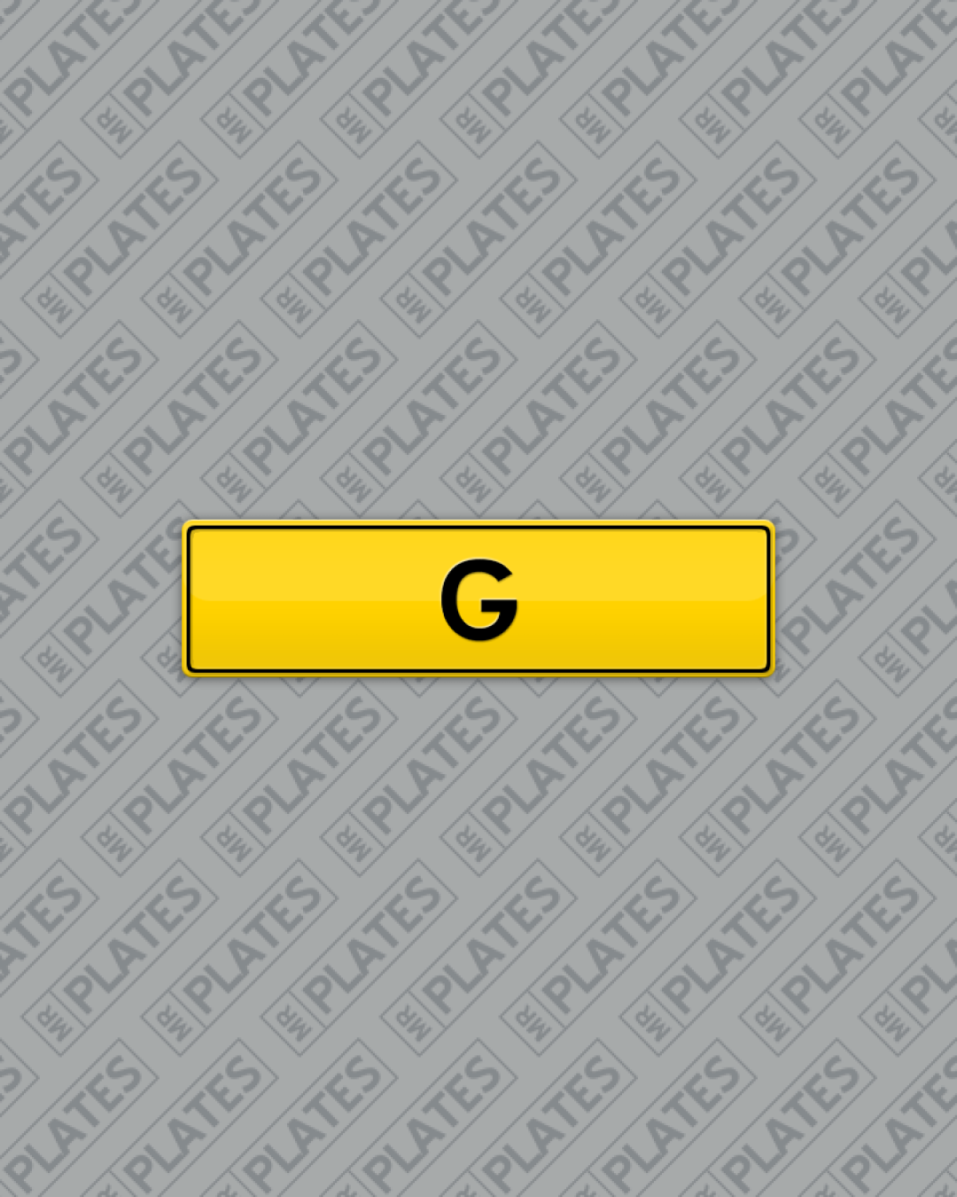 G (SINGLE CHARACTER) Number Plates For Sale, NSW - MrPlates
