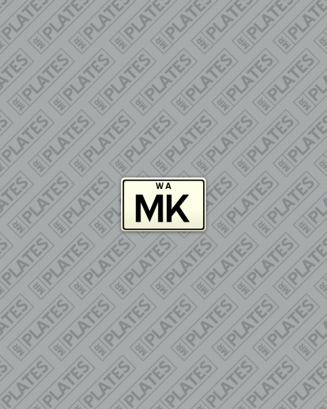 MK Number Plates For Sale, WA - MrPlates