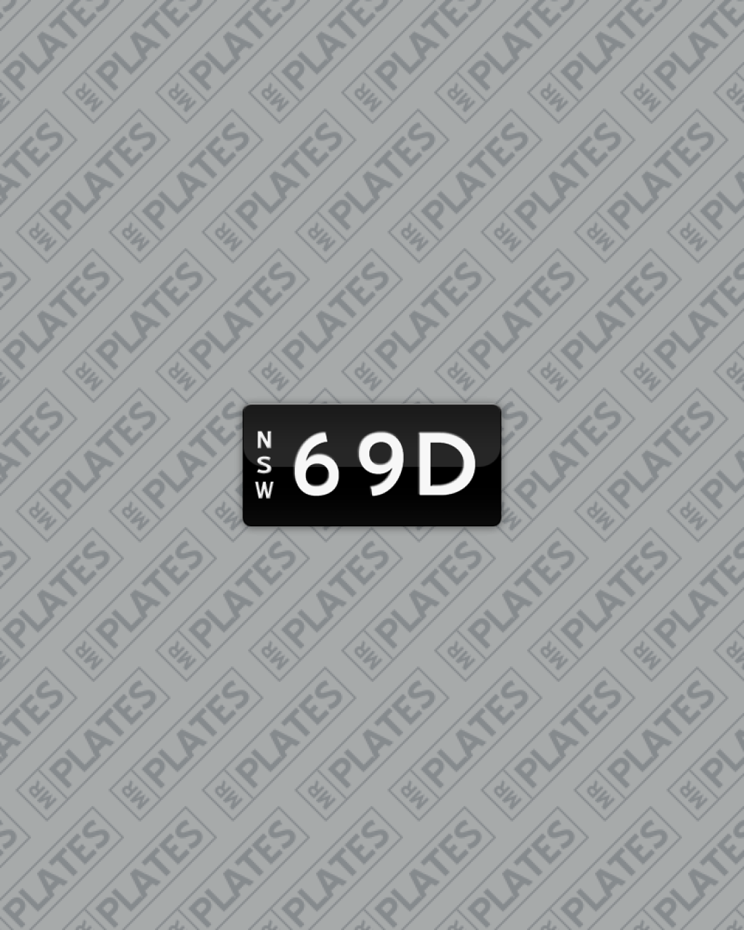 69D Number Plates For Sale, NSW - MrPlates