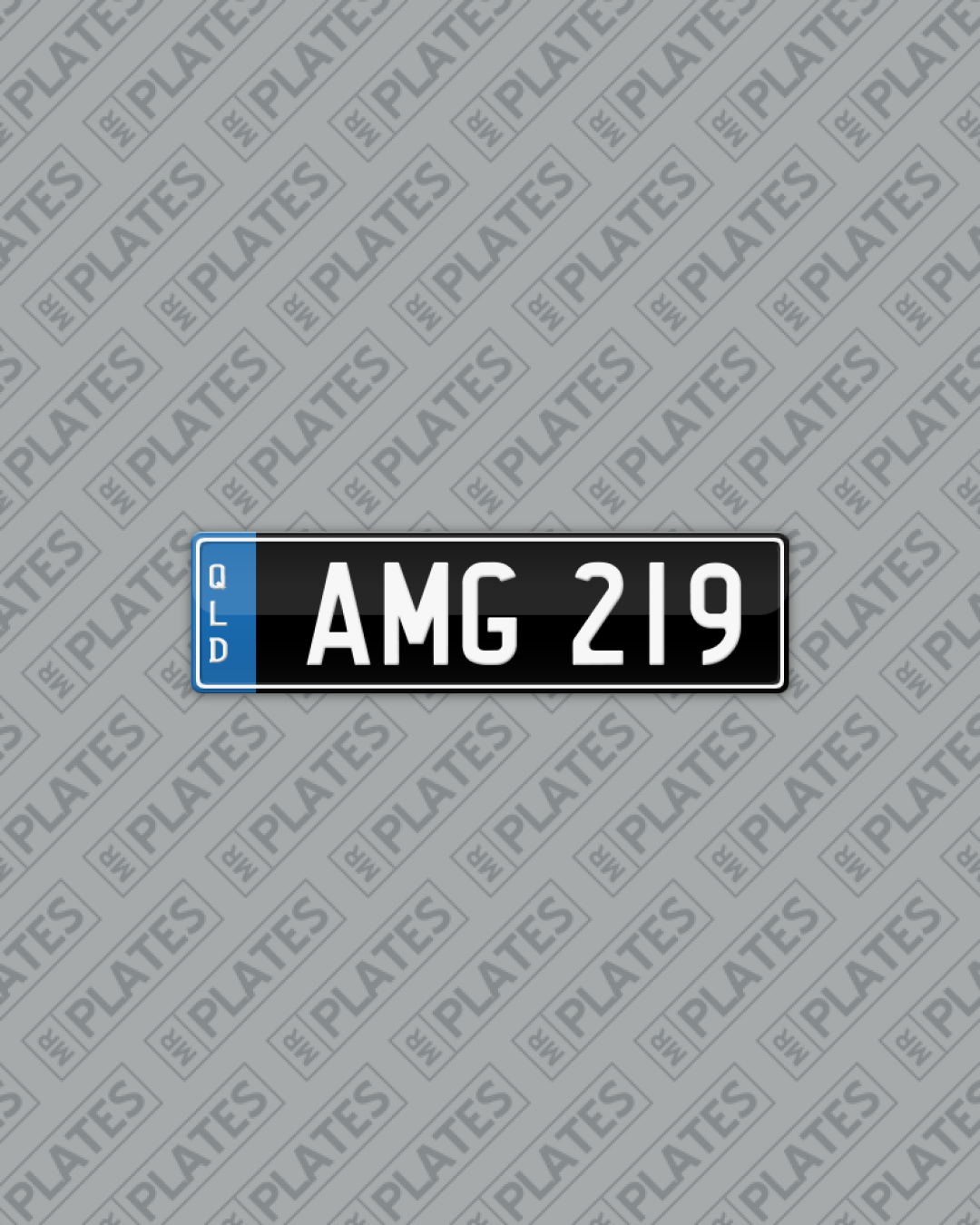 AMG 219 Number Plates For Sale, QLD - MrPlates