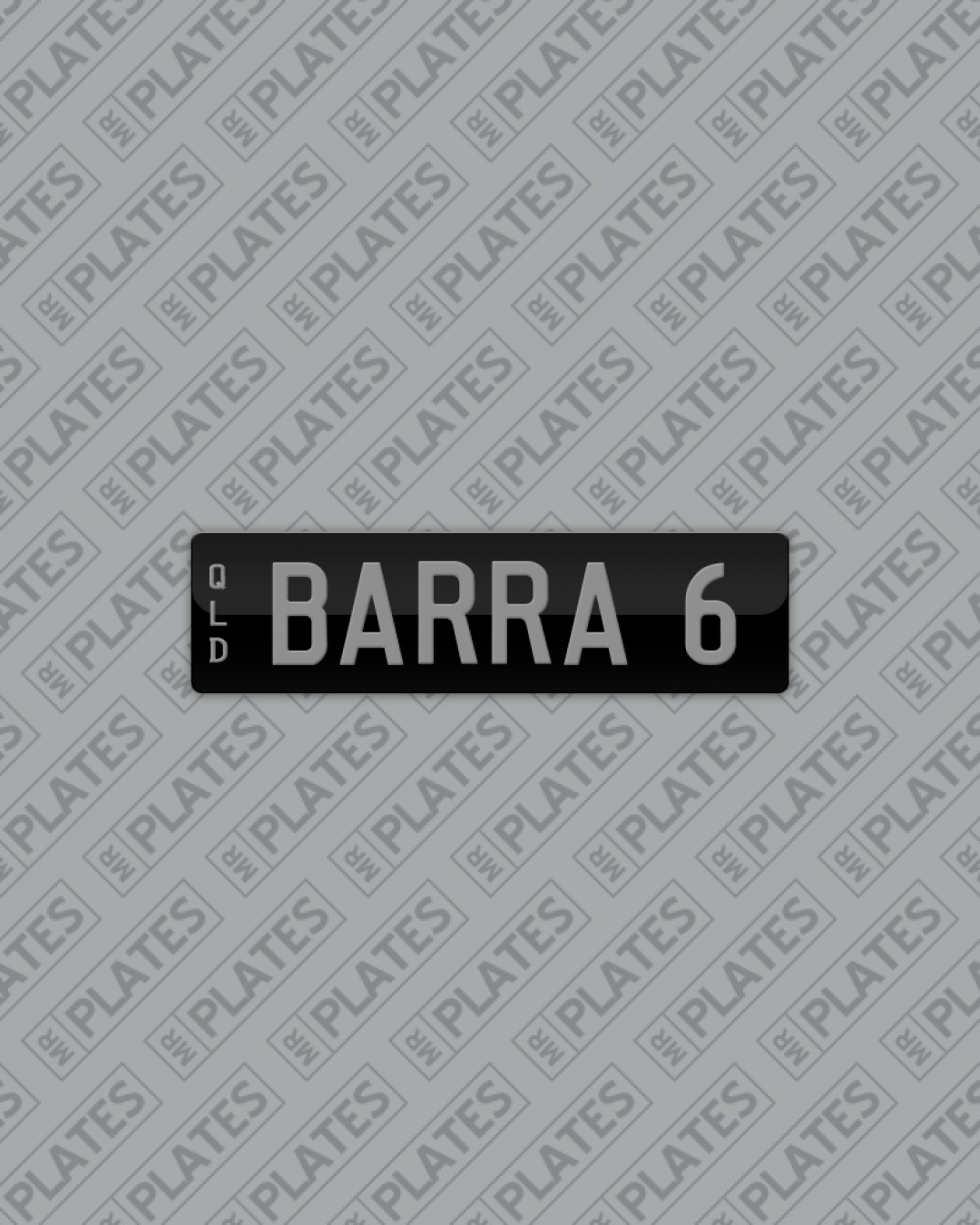 BARRA 6 Number Plates For Sale, QLD - MrPlates