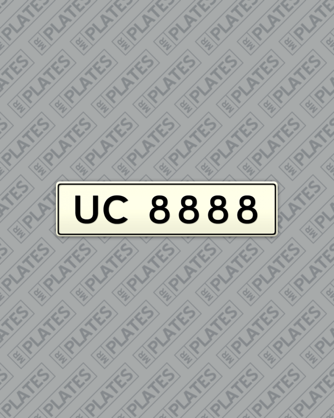 UC 8888 Number Plates For Sale, VIC - MrPlates