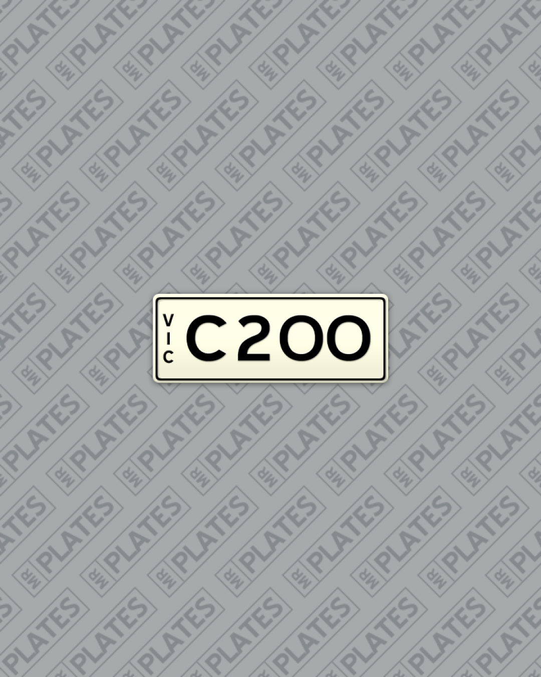C2OO (Mercedes C200) Number Plates For Sale, VIC - MrPlates