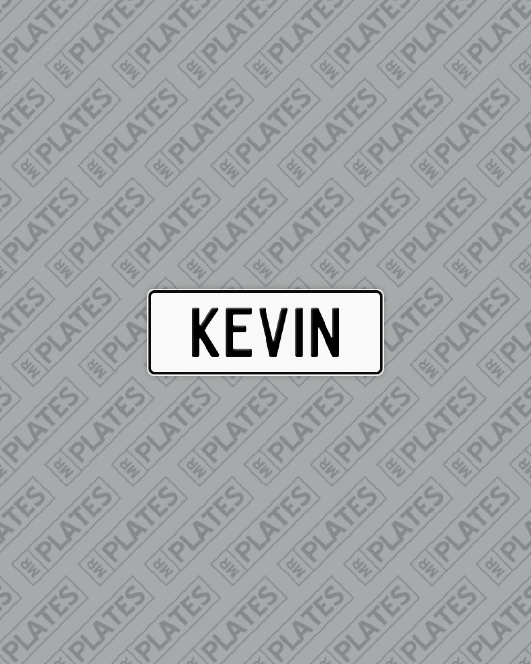 KEVIN Number Plates For Sale - MrPlates