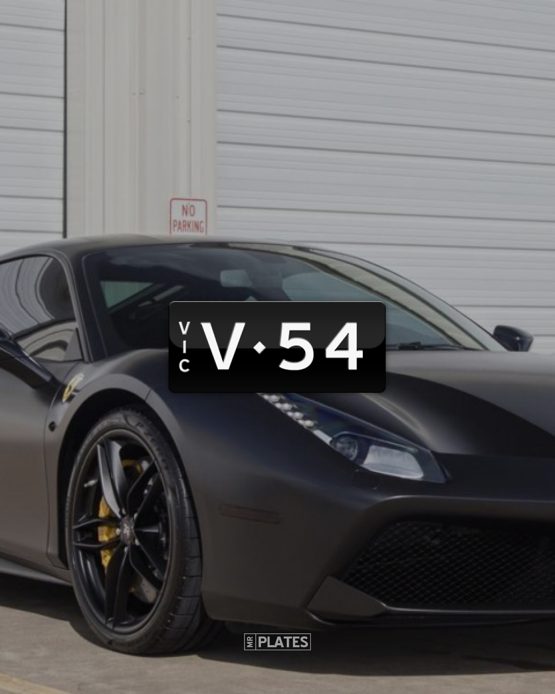 V·54 (V ︎54) Number Plates For Sale, VIC - MrPlates