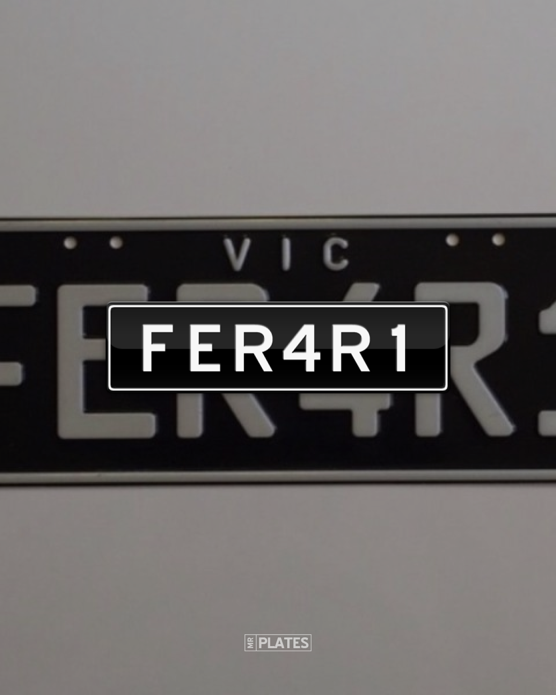 FER4R1 (FERRARI) Number Plates For Sale, VIC - MrPlates