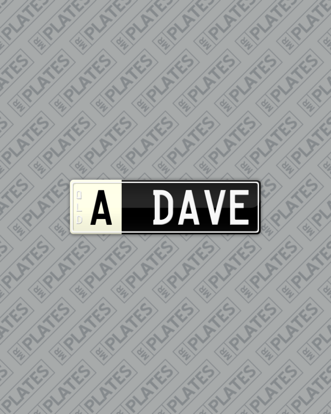 A DAVE (Dave) Number Plates For Sale, QLD - MrPlates