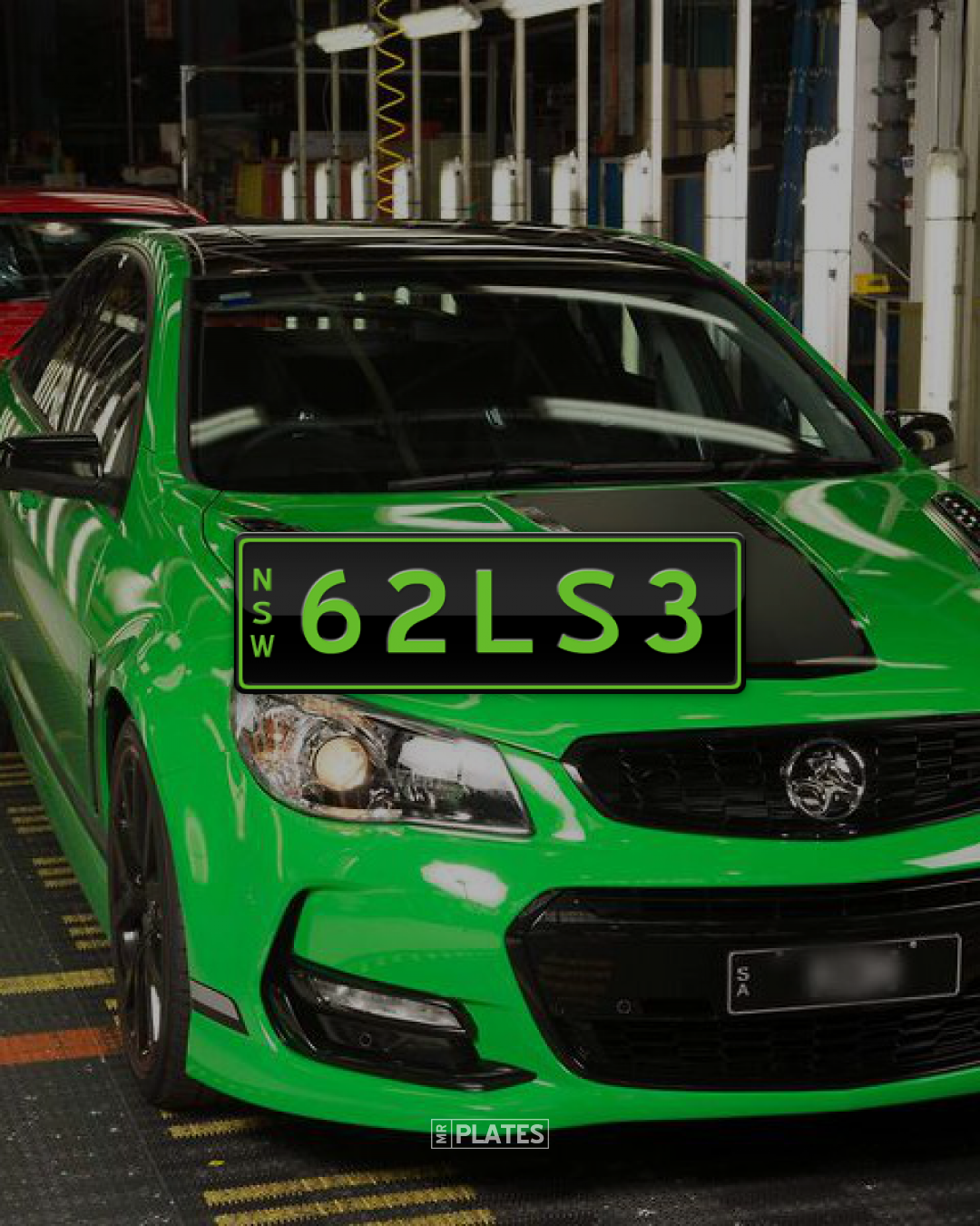 62LS3 (6.2 LS3 Holden V8 Engine) Number Plates For Sale, NSW - MrPlates