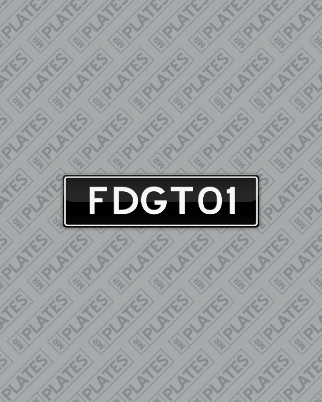 FDGT01 (Ford GT 01) Number Plates For Sale, VIC - MrPlates