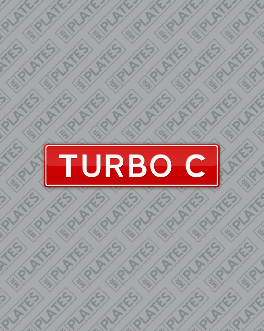 TURBO C Number Plates For Sale, QLD - MrPlates