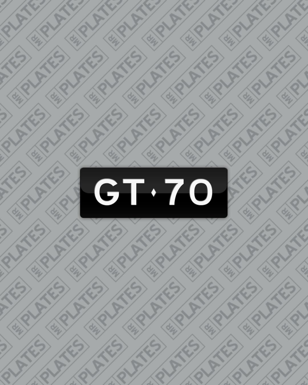 GT·70 (Ford GT Year 70) Number Plates For Sale, VIC - MrPlates