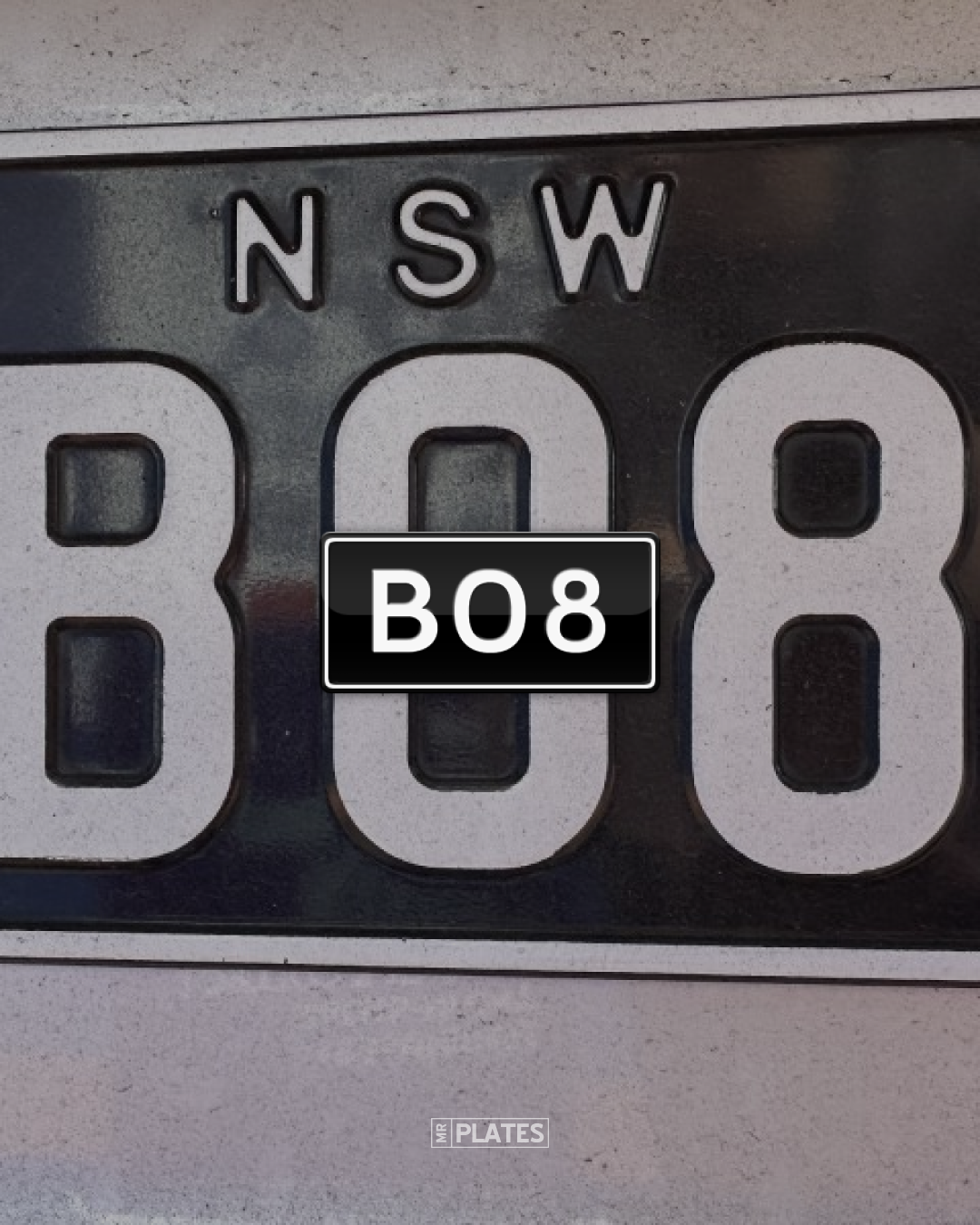 B08 (Bob) Number Plates For Sale, NSW - MrPlates