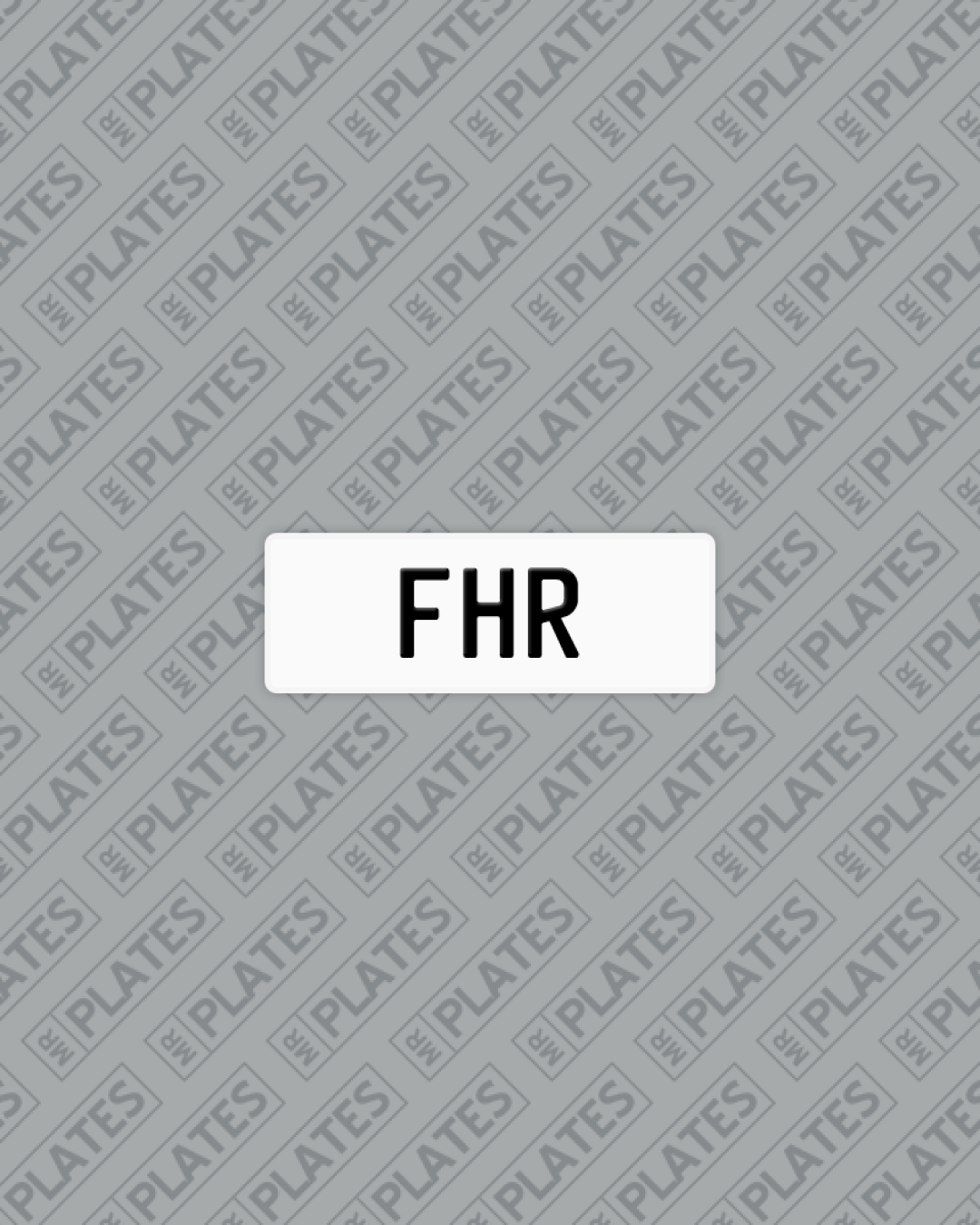 FHR (FHR - FREDERICK HENRY ROYCE ROLLS ROYCE) Number Plates For Sale ...