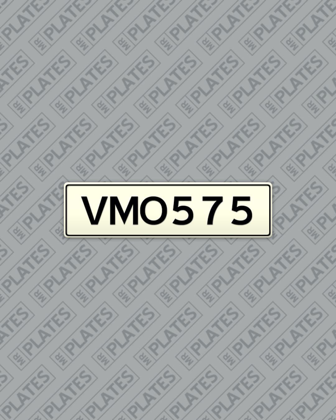 VMO575 (MO (Modena Italy)) Number Plates For Sale, VIC - MrPlates