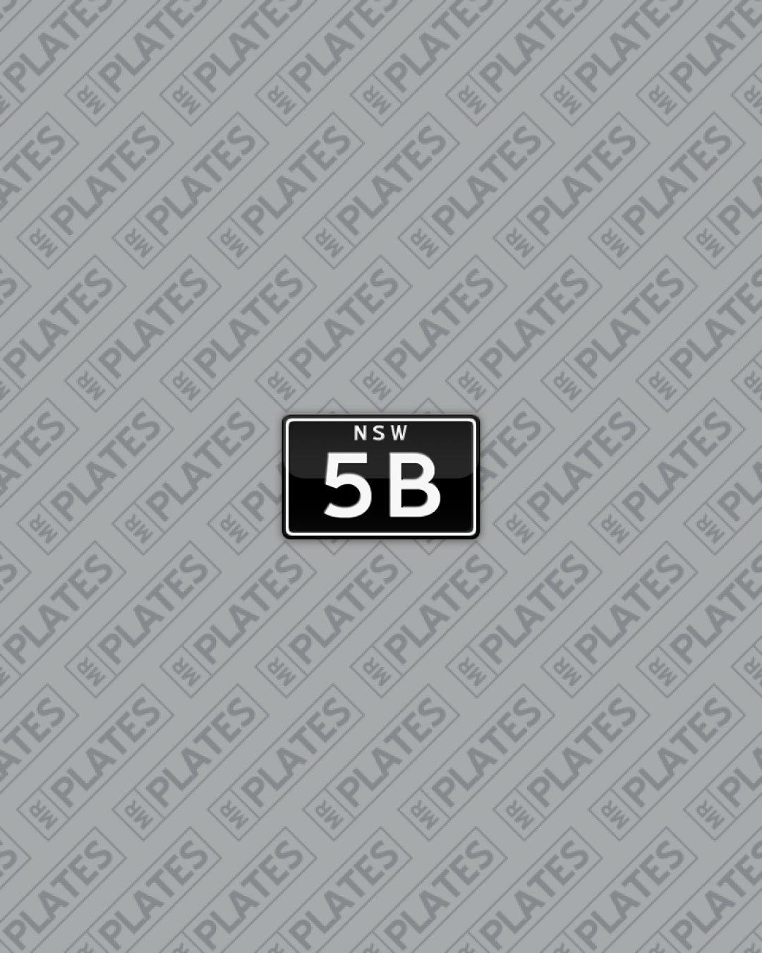 5B Number Plates For Sale, NSW - MrPlates