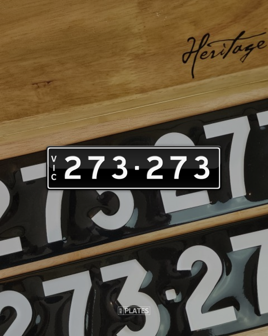 273·273 (Rare ABC-ABC Combination) Number Plates For Sale, VIC - MrPlates