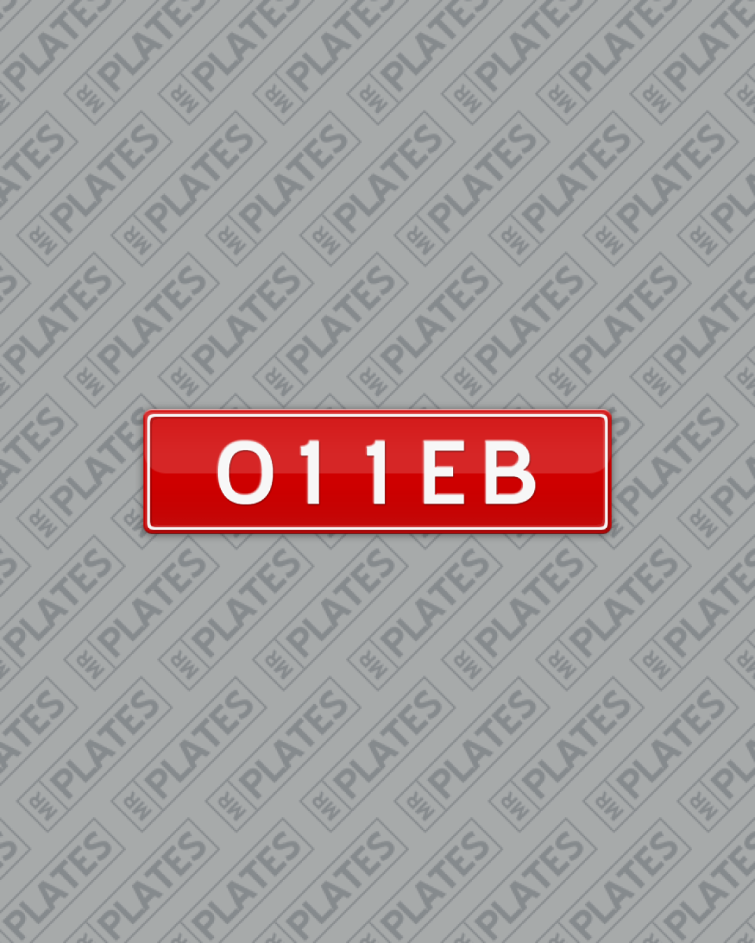 011EB (Essendon Football Cl) Number Plates For Sale, VIC - MrPlates