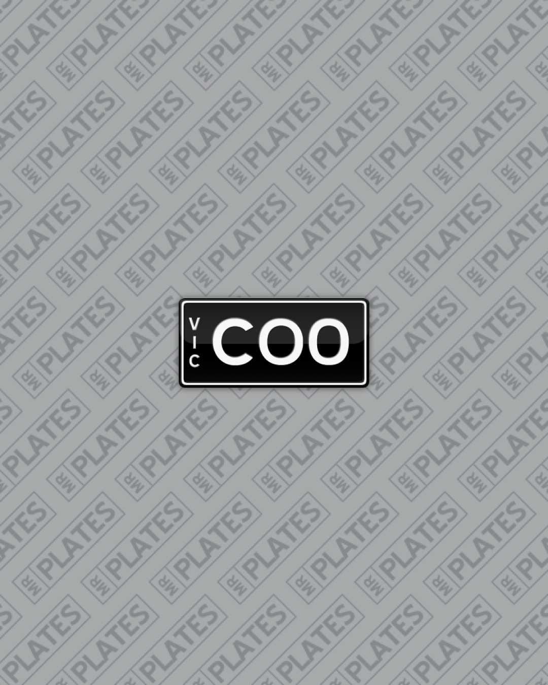 CO0 (Signature Plate CO 0) Number Plates For Sale, VIC - MrPlates