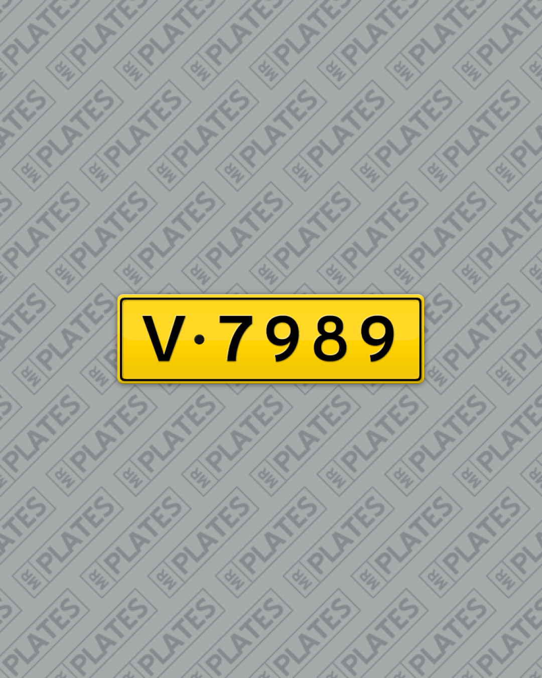 V·7989 (Vic Thoroughbred Country) Number Plates For Sale, VIC - MrPlates