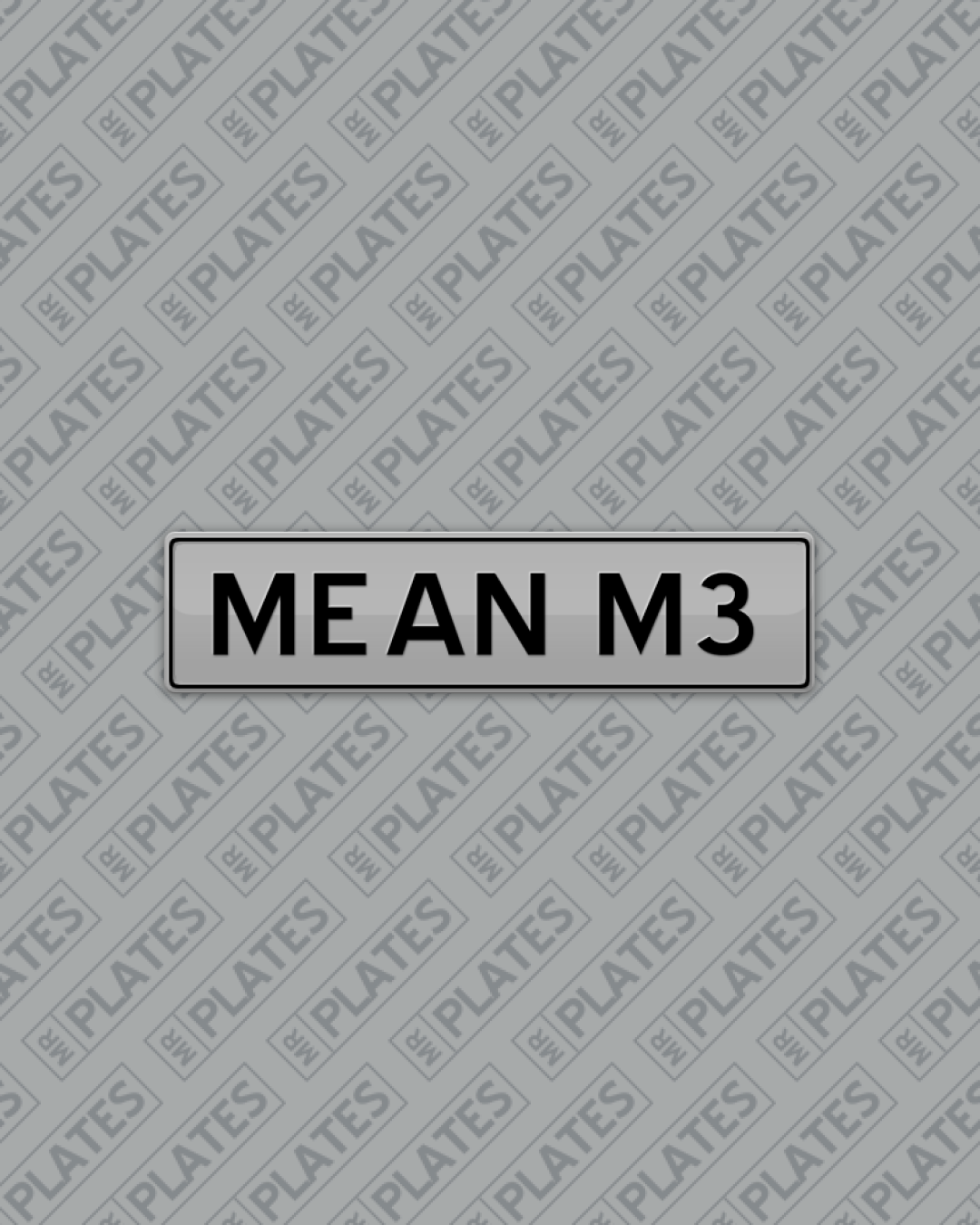 MEAN M3 Number Plates For Sale, QLD - MrPlates